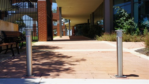 Retractable Bollards - Ramguard Bollards Perth - Elite Bollard Systems ...